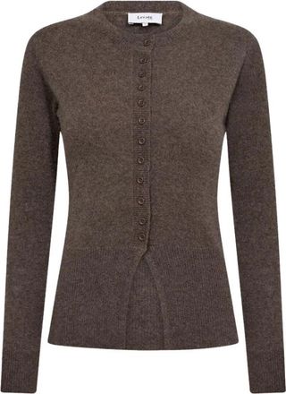 Levete Room Eloise 21 Cardigan - - Knitwear - Damen - Braun - M