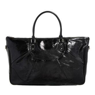 Liebeskind Liebeskind Berlin Shopper - Esther Lack Distressed Satchel Bag XL - Gr. unisize - in Schwarz - f&uuml;r Damen