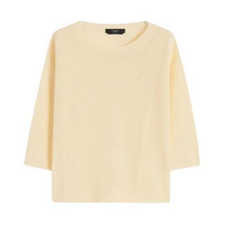 Max Mara Damen, Strickwaren, Gelb, MGr&ouml;&szlig;e