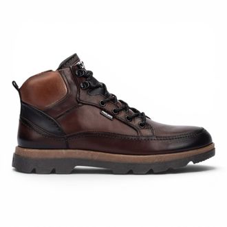 Pikolinos Herren dunkelbraune Leder-Schn&uuml;rstiefel - Vigo