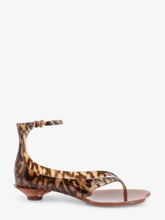 Chlo&eacute; Jelly TPU sandals with animal print - CHLOE - gender_Woman
