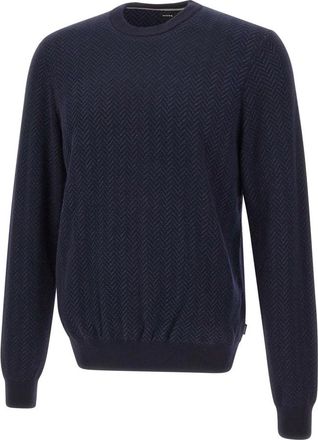 HUGO BOSS Homme, Pulls, Bleu, Taille: 3XL H-Habito Sweater
