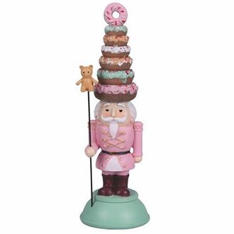 Villa D'Este Home Tivoli Sweet Christmas Polyresin Nussknacker Soldat Donuts