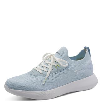 Tamaris Slip-On Sneaker TAMARIS, Damen, Gr. 38, hellblau, Lederimitat, Textil, unifarben, Schuhe, Freizeitschuh, Slipper, Halbschuh in veganer Verarbeitung