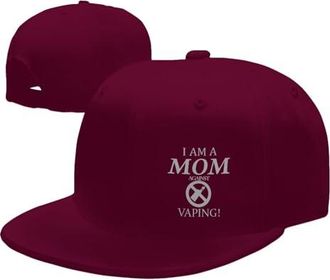 Generic Je suis Une Maman Contre Le Vapotage Femme Homme Casquette Hip Hop L&egrave;g&eacute;re Strapback Cap Respirant Chapeaux Pare-Soleil pour Sport Adulte P&ecirc;che