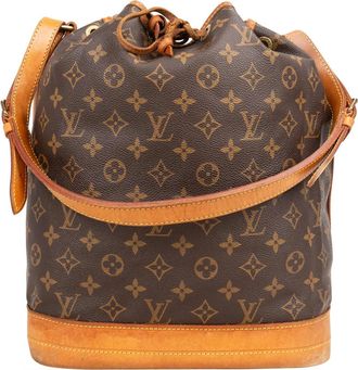Louis Vuitton Crossbody Bags - Louis Vuitton Canvas Monogram Sac Noe Grande Shoul - Gr. unisize - in Braun - f&uuml;r Damen