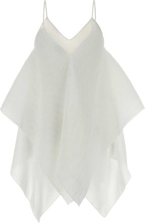 J.W.Anderson Womens White Polyester Top T-Shirt T-shirts And Polos