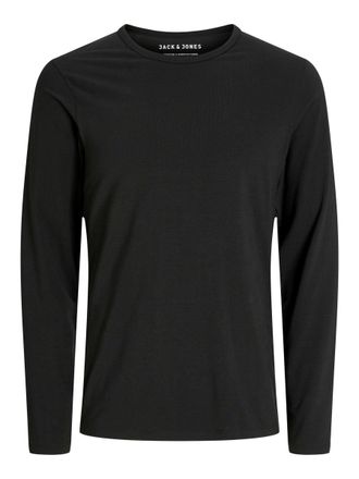 Jack & Jones Male Langarm-T-Shirt Einfarbig Langarm-T-Shirt