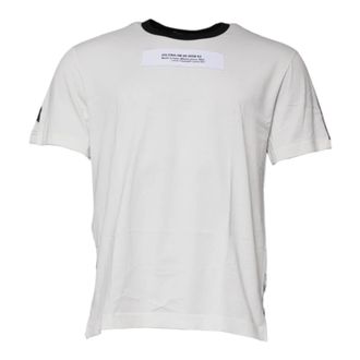 Dolce & Gabbana Mehrfarbiges Camouflage T-Shirt mit Rundhalsausschnitt - - Tops - Herren - Wei&szlig; - XS