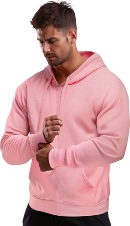 OZONEE Herren Hoodie Sweatjacke Kapuzenpullover Sweatshirt Farbvarianten Kapuzenjacke Kapuzenpulli mit Rei&szlig;verschluss Langarm Sport Style Casual Fitness Trai