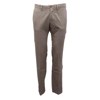 Woolrich Klassische Chino Slim Hose Tortora - - Trousers - Herren - Braun - W31