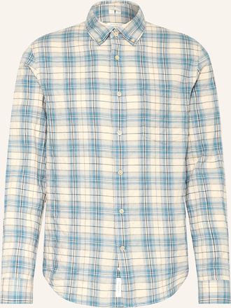 Arket Arket Flanellhemd Bard Regular Fit blau