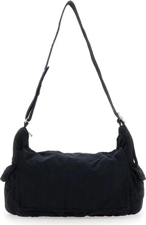 ERL Erl, Homme, Sacs, Noir, Taille: ONE Size Sac Cargo Noir Tiss&eacute; Unisexe