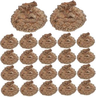 Garneck Lot de 50 Capuchons De Glands Naturels pour D&eacute;coration Maison Automne Hiver Remplissage Vase Artisanal Glands De Ch&ecirc;ne pour Table F&ecirc;tes Recyclable Et 