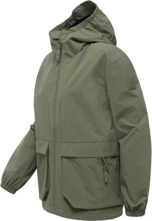 Navahoo Outdoorjacke Donnerwetter 14 Wasserdichte &Uuml;bergangsjacke mit Kapuze