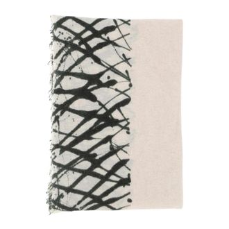 Faliero Sarti Schal aus Kaschmir-Mischung mit grafischem Druck - - Accessories - Damen - Beige - ONE SIZE