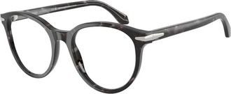 Giorgio Armani Femme, Accessoires, Brun, Taille: 50 MM Monture Optique Ronde