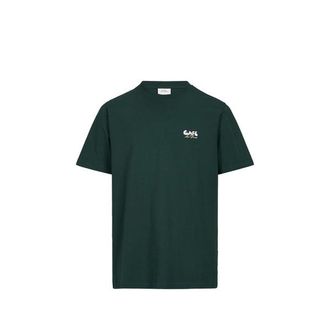 Les Deux T-shirt droit imprim&eacute; &agrave; broderies en coton