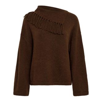 Soaked In Luxury Strickware - - Knitwear - Damen - Braun - 2XL