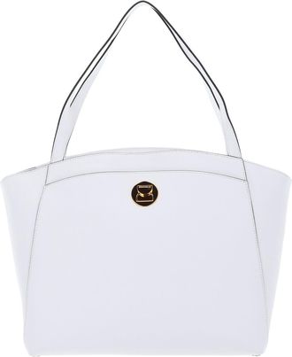 Coccinelle Coccinelle Liya Handbag Grained Leather Brillant White