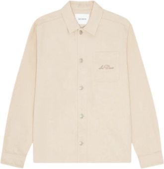 Les Deux Homme, Vestes, Beige, Taille: L Overshirt