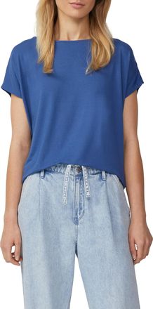 s.Oliver Flie&szlig;endes Jersey-Shirt mit &uuml;berschnittenen Schultern