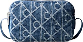 Calvin Klein Femme, Sacs, Bleu, Taille: ONE Size Emblem AOP Camera