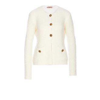 Twinset Wei&szlig;es Jackenset f&uuml;r Frauen - - Knitwear - Damen - Wei&szlig; - XS