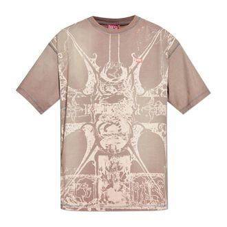 Diesel Homme, Tops, Beige, Taille: XL T-shirt T-Boxt-T13
