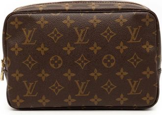 Louis Vuitton 1997 Monogram Trousse Toilette 23 clutch bag - Braun