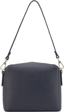 Pourchet Femme, Sacs, Bleu, Taille: ONE Size Cassetta Shoulder Bag