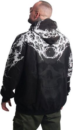 Yakuza Hoodie Reignz im Oversized Look mit angesagter Acid Waschung