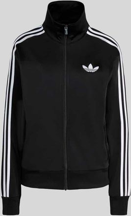 adidas Originals Relaxed Fit Sweatjacke mit Logo-Stitching