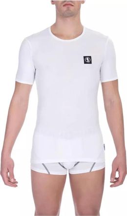 Dirk Bikkembergs Wei&szlig;es Baumwoll-Crew-Neck-T-Shirt - - Underwear - Herren - Wei&szlig; - S
