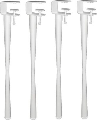 Generic Möbelfüße möbelfüßeF-Form verstellbare Esstischbeine, 28 Zoll / 71 cm Tischklemmbeine, für DIY-Couchtischmöbel Konsolentischbeine, mit Bodenschonern H