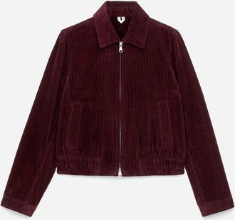 Arket Overshirt Aus Cord -Rot