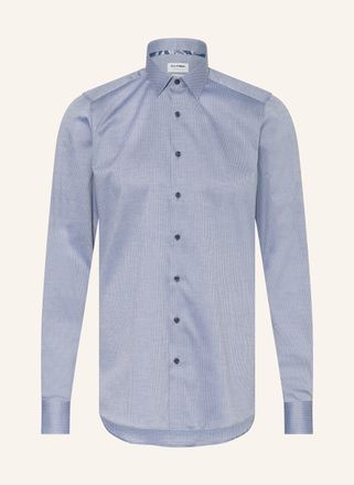 Olymp Hemd Level Five Body Fit Mit Extralangem Arm blau