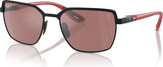 Ray-Ban Rb3743m Scuderia Ferrari Collection Sonnenbrillen Rot Fassung Violett Glas Polarisiert 58-19