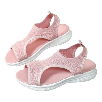 Generic Sandales Femme &eacute;t&eacute; Confortable Orthop&eacute;dique Bout Ouvert Chaussures Antid&eacute;rapant Respirantes D&eacute;Contract&eacute;Es Sandales de Plage Leger Boho Platform Sandal