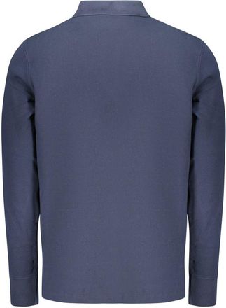 Timberland Long-Sleeved Cotton Polo Shirt - Blue