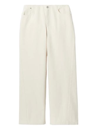 Claudie Pierlot pantalon &agrave; coupe droite - Tons neutres