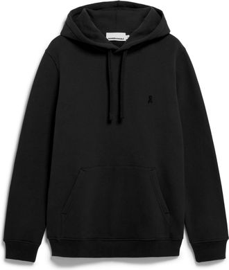 Armedangels Herren Sweathoodie aus Bio-Baumwolle PAARLO Fleece Regular Fit Black