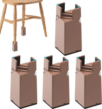 Generico Tischbeinverl&auml;ngerungen - Sofa-Aufstiegsblock, robuste M&ouml;belerh&ouml;hungen | Bettrahmen-Aufz&uuml;ge f&uuml;r Schreibtischst&uuml;hle und St&uuml;hle