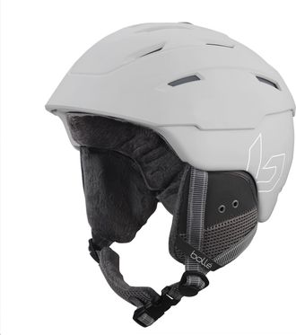 Bolle Cliff, Lightest Grey & White Matte, No Lens Reference, Small, Snow Helmets, Unisex, Adult
