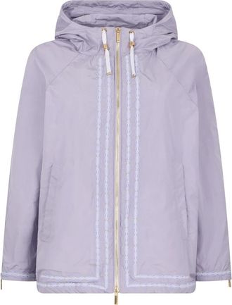 Moorer Femme, Vestes, Violet, Taille: 42 FR Manteaux