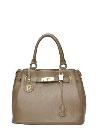 Isabella Rhea Beige Rindsledertasche