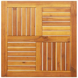 vidaXL Dessus de table 70x70x2 cm carr&eacute; bois massif dacacia vidaXL
