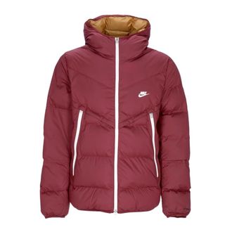 Nike Windrunner Daunenjacke - - Sport - Herren - Rot - XS