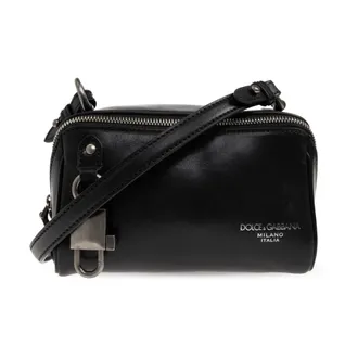 Dolce & Gabbana Homme, Sacs, Noir, Taille: ONE Size Sac bandouli&egrave;re Lock