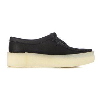 Clarks Wallabee Cup Schn&uuml;r-Mokassin - - Shoes - Damen - Schwarzk - 40 EU